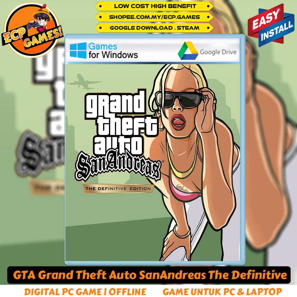 GTA Grand Theft Auto San Andreas & Definitive Edition / PC / Game / Offline / Digital Download ...