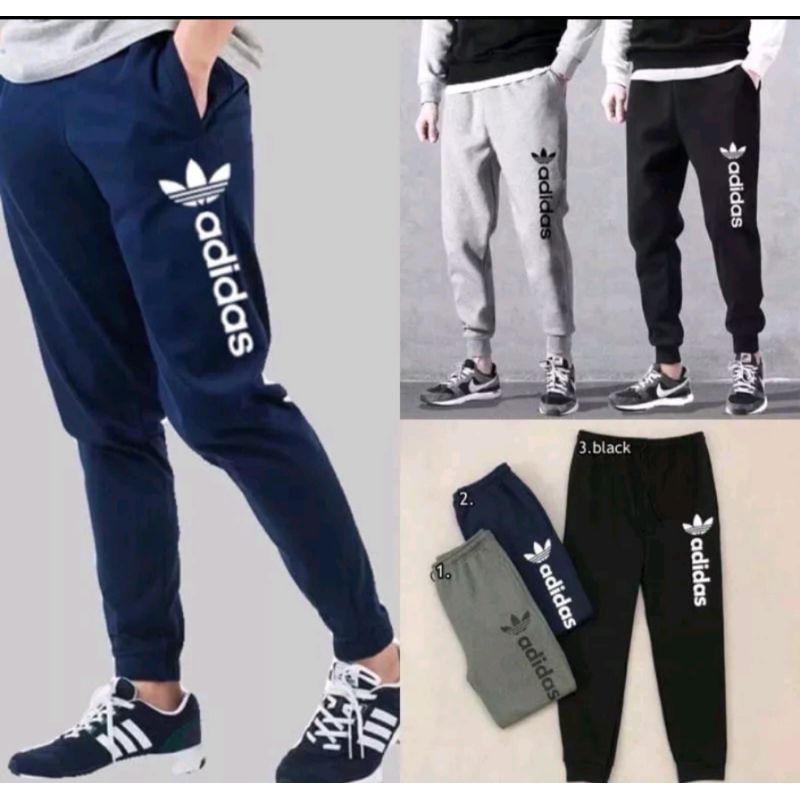 Seluar Jogger Sukan Treksut track suit Lelaki Perempuan Cotton | Shopee ...