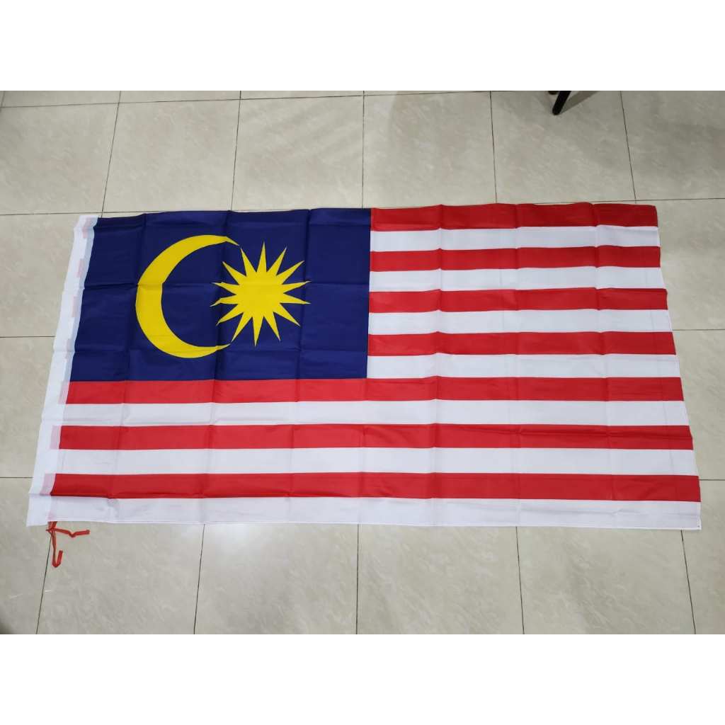 " Malaysia flag/Bendera Malaysia Material Polyester Size: 36" x 68/3FT ...
