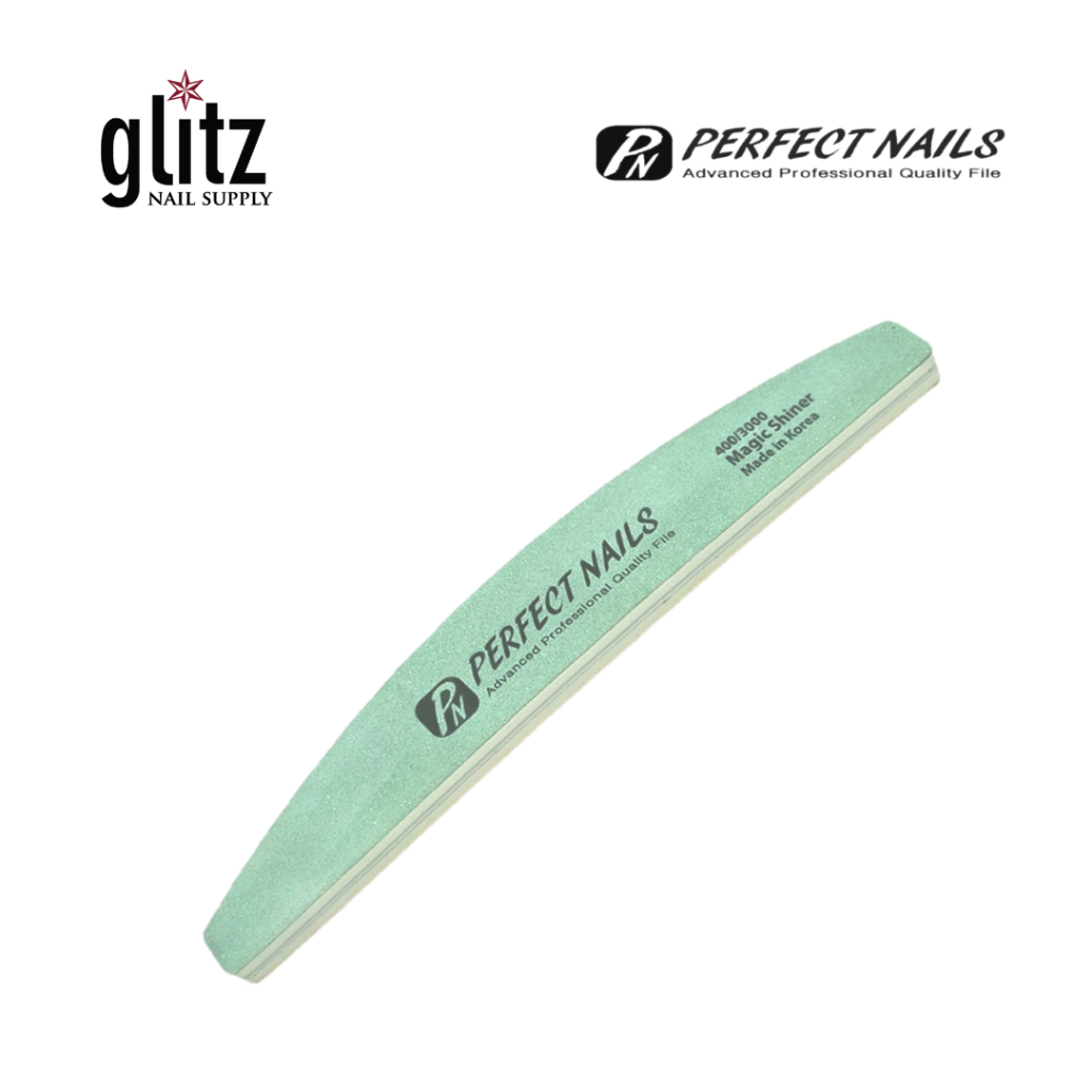 PERFECT NAILS Magic Nail Shiner Buffer Polisher 400/3000 Grit | Shopee ...