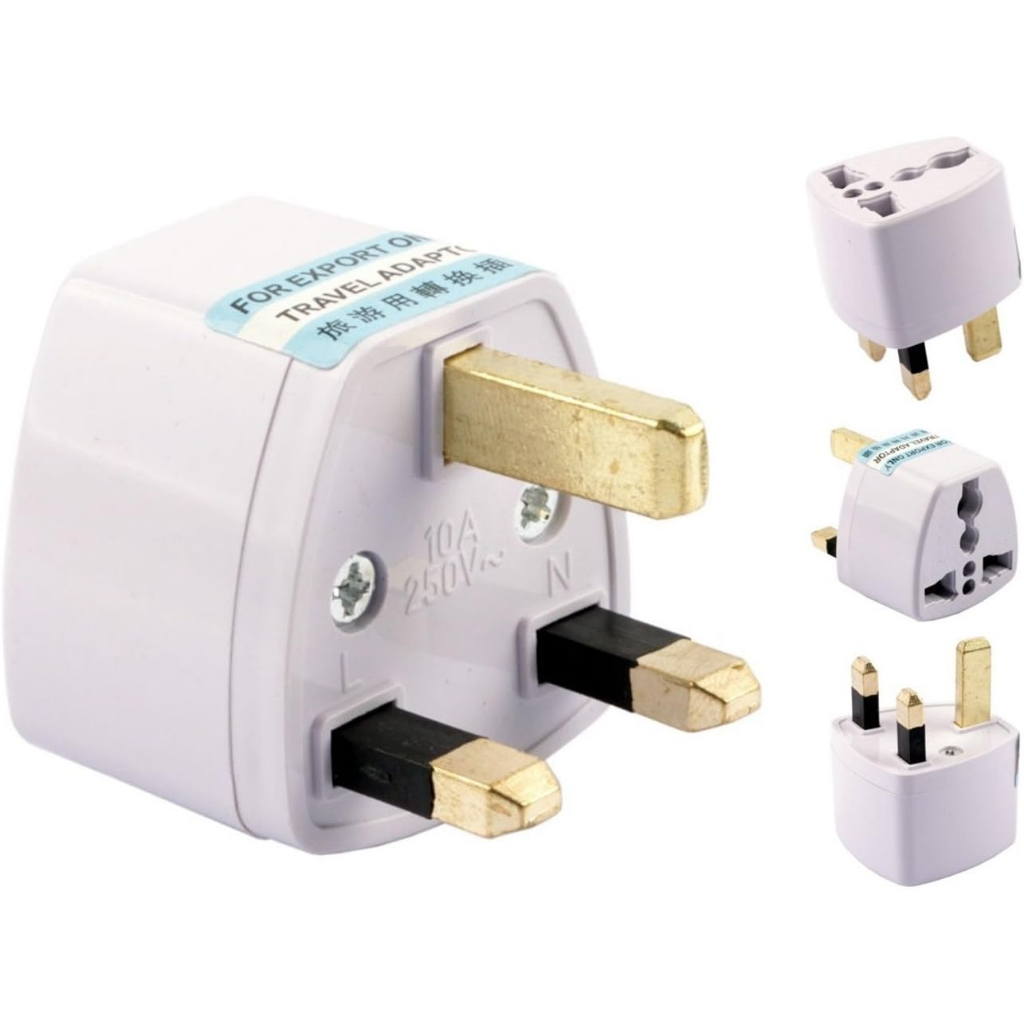 3 Pin Conversion Plug Universal Adapter British Socket Adapter Plug (1 ...