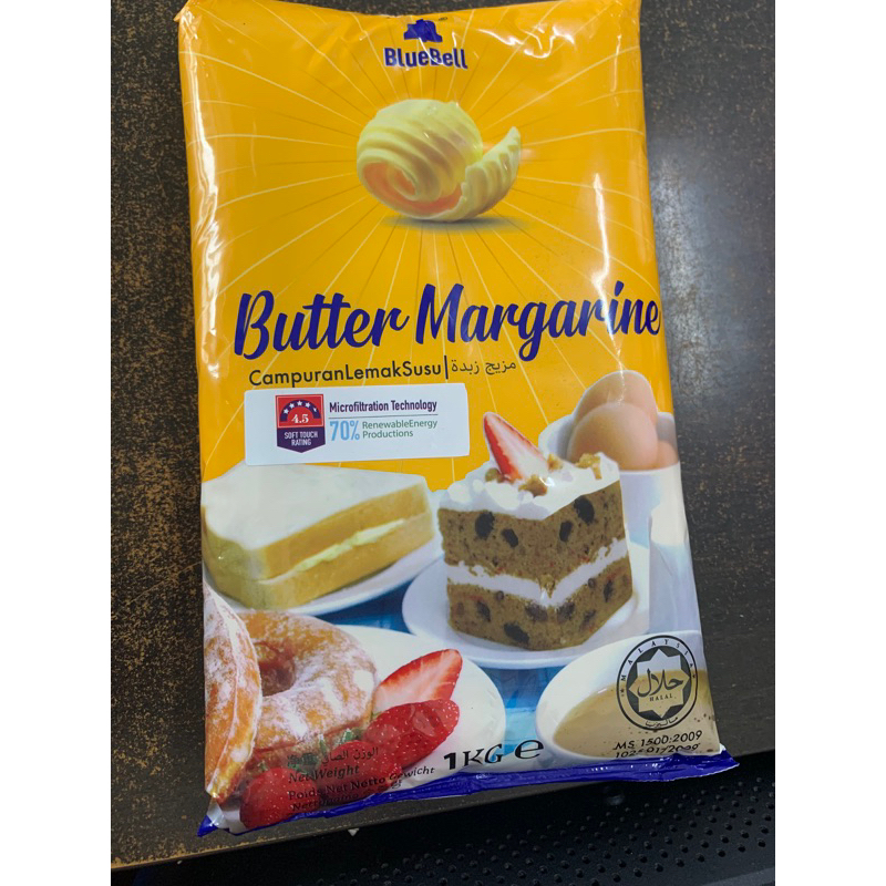 Bluebell butter majerin margarine 1kg | Shopee Malaysia