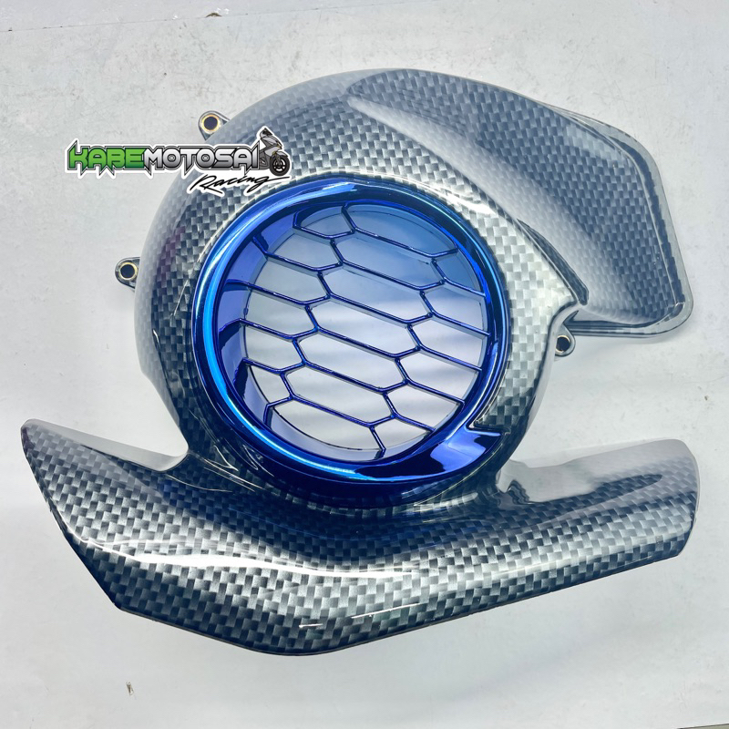 🏁 COVER KIPAS MAGNET YAMAHA EGO SOLARIZ AVANTIZ 🏁 FAN COVER CARBON ...