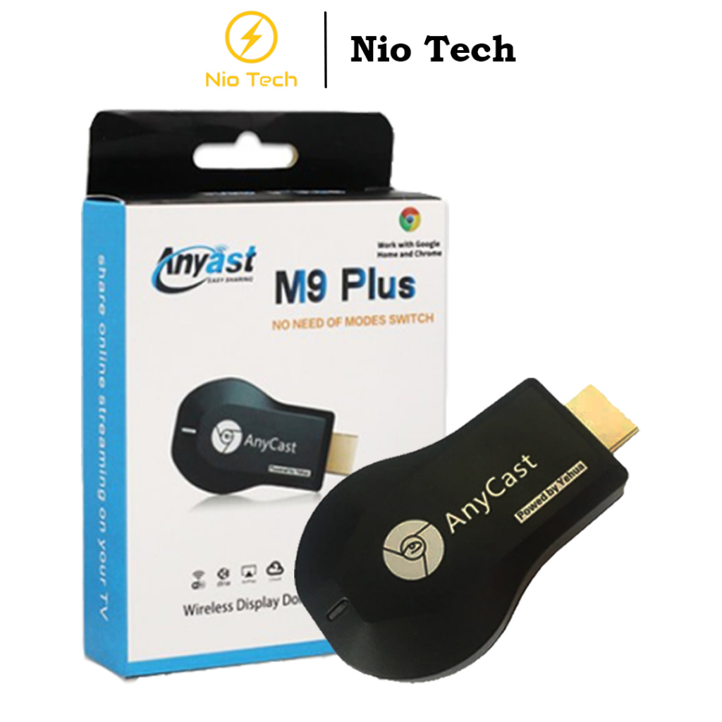 NioTech Anycast Dongle M9 Plus Mirascreen TV Screen Mirroring HDMI ...