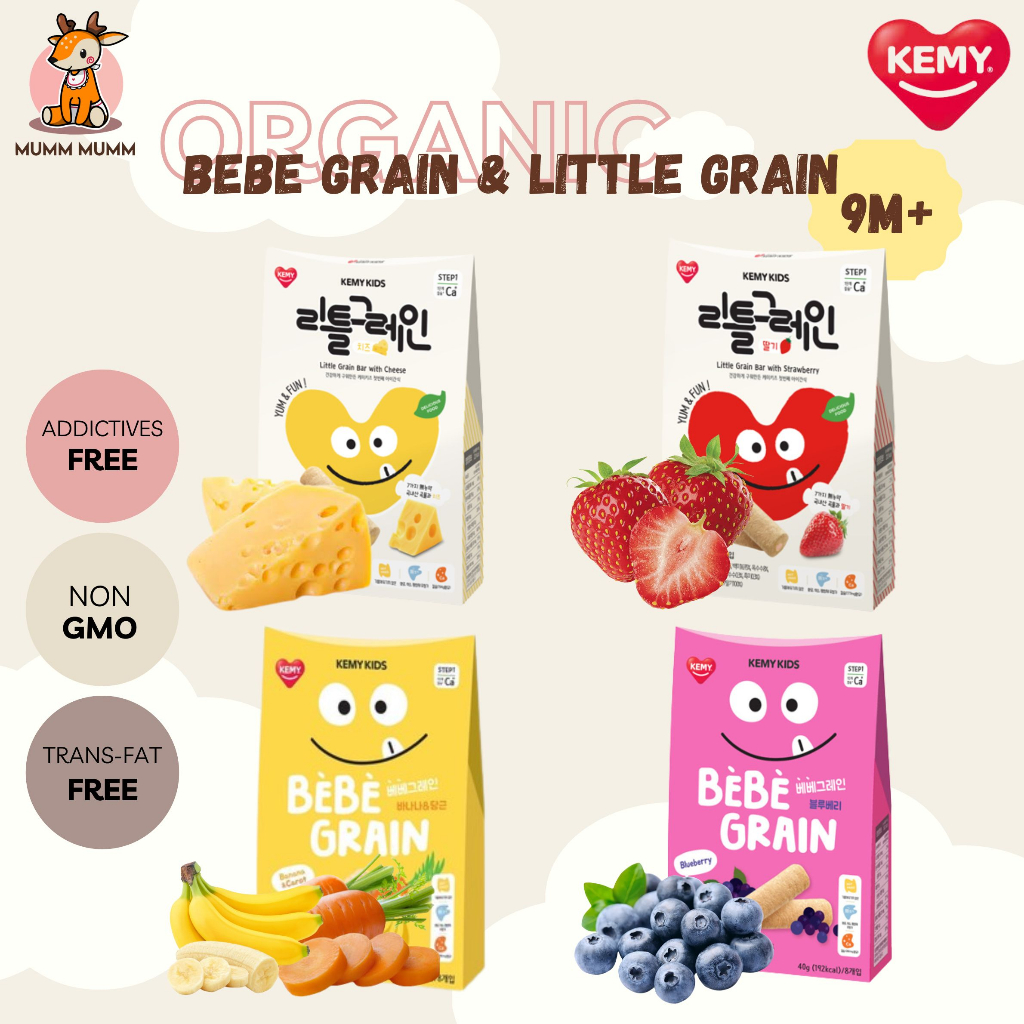 BUY 4 FREE 1 *** KOREAN KEMY Kids Bebe Grain & Little Grain with 365mg ...