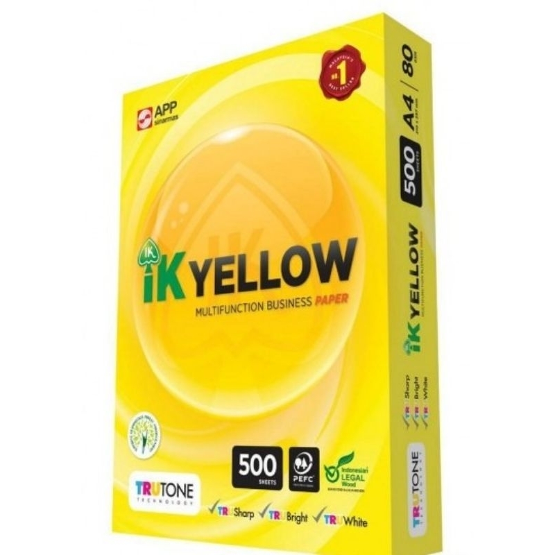 IK YELLOW A3 80GSM COPIER PAPER WHITE (297MM X 420MM) (500 SHEETS ...