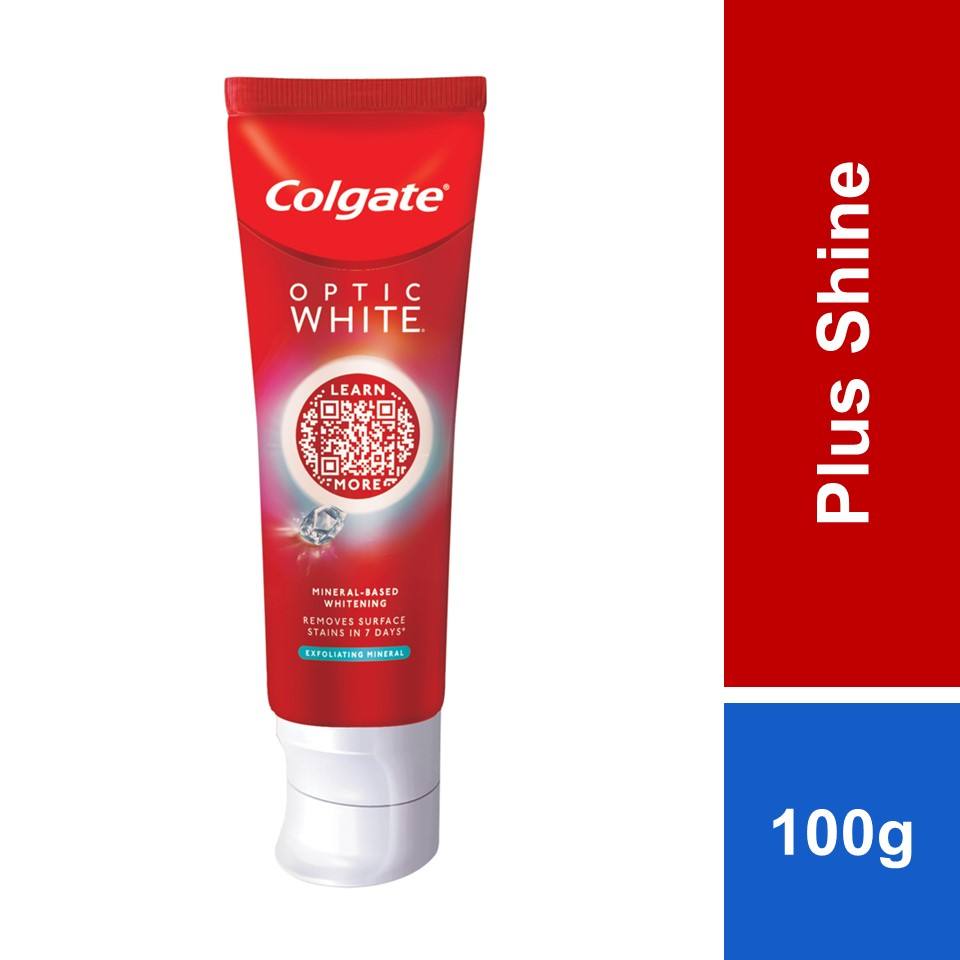 Colgate Optic White Exfoliating Mineral Whitening Toothpaste 100g ...