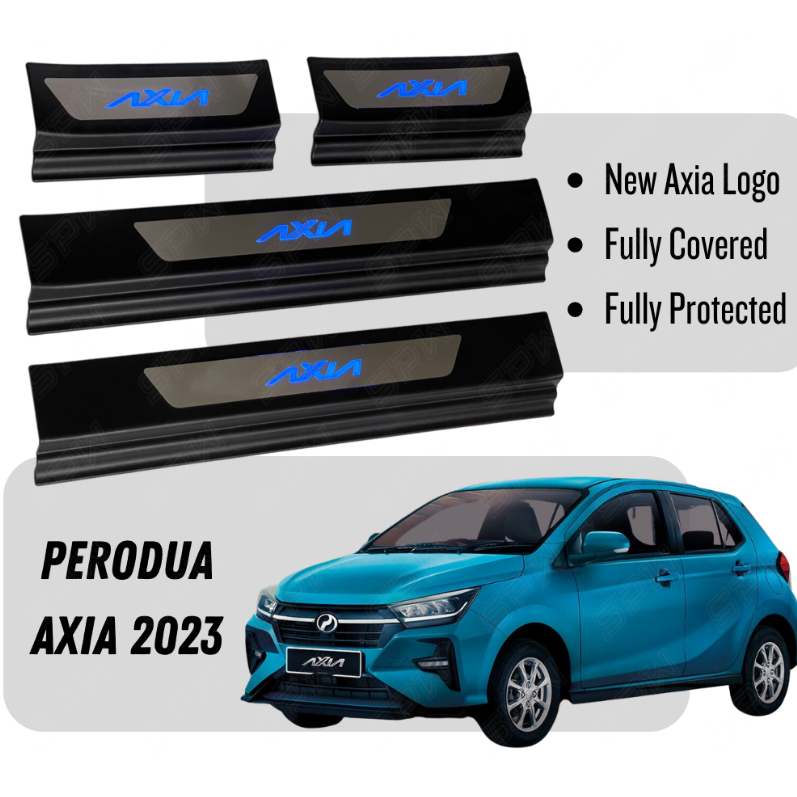 Perodua Axia 2023 LED Side Step New Axia ABS Stainless Steel Plate Door ...