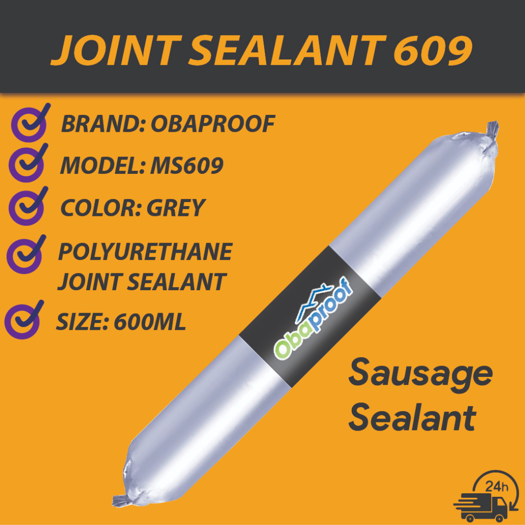 MS609 Polyurethane Joint Sealant 600ML / Sausage Sealant / OBAPROOF | Shopee Malaysia