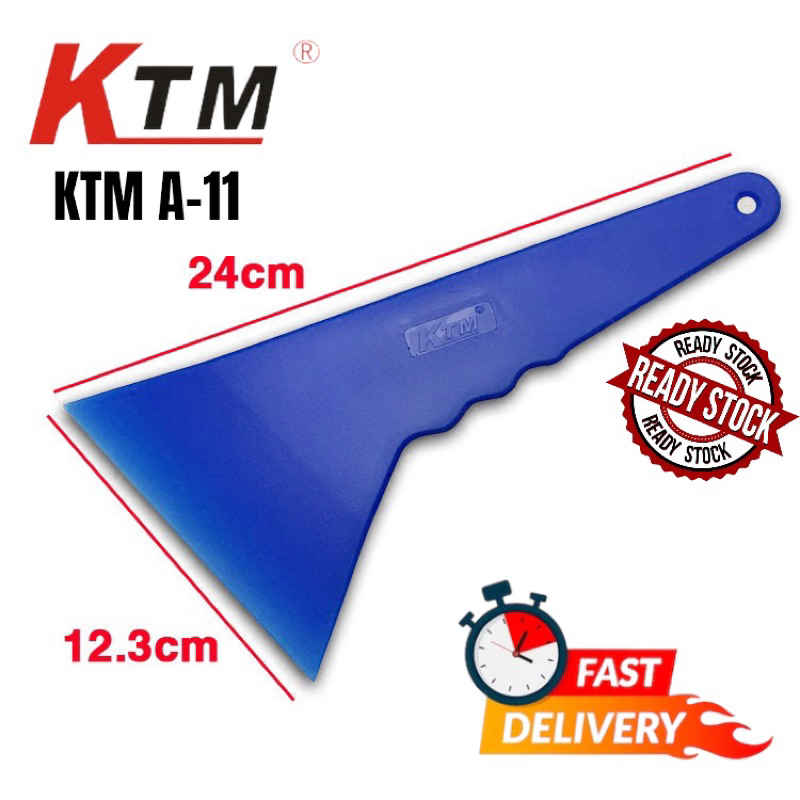 ｛RDY STOCK} Car Window KTM A-11 Tint Tool Kit BLUE MAX/SCRAPER/CARD ...