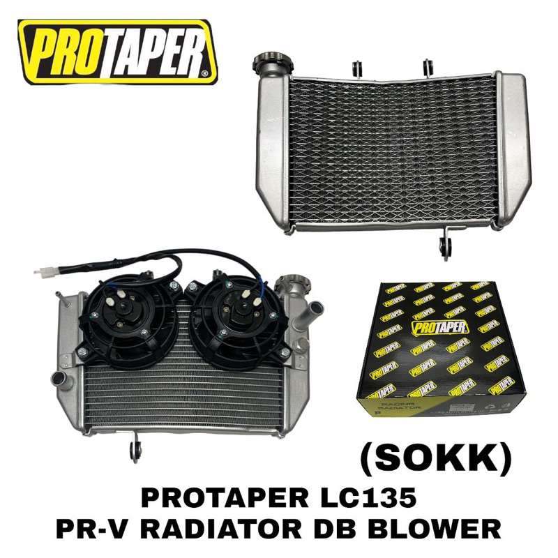 LC135/Y15/Y16/RS150 PROTAPER PRV NEW MODEL BIG RADIATOR WITH DOUBLE FAN ...