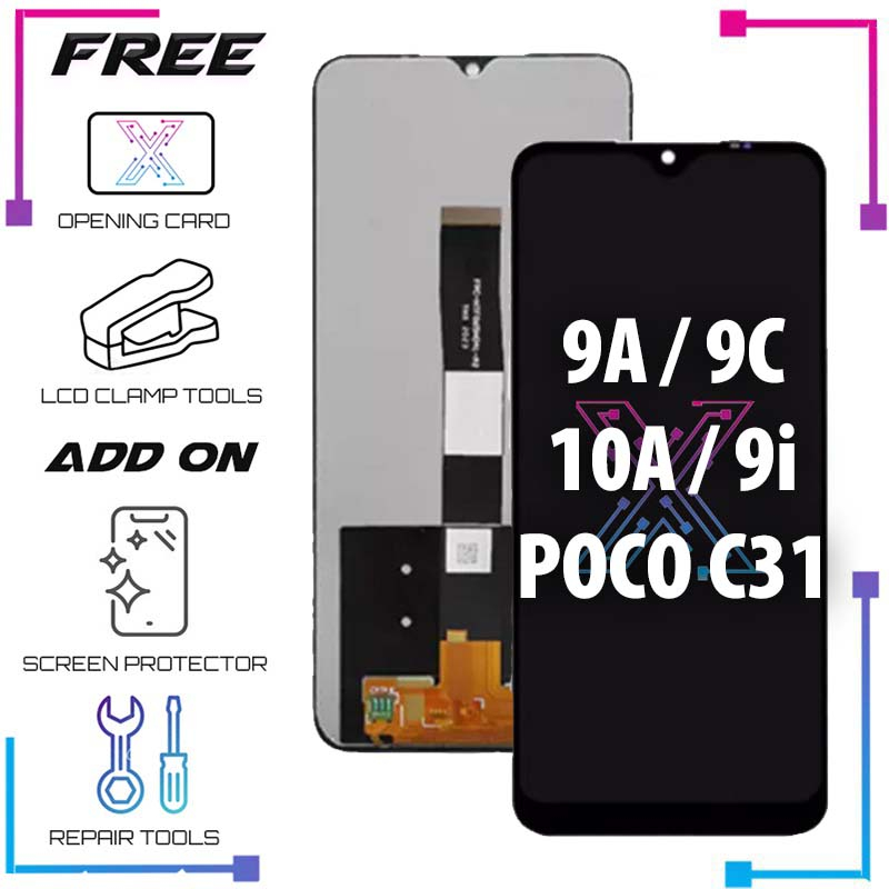 Lcd For Poco C31 / Redmi 9A / Redmi 9C / Redmi 10A / Redmi 9I (With Touch Screen Display ...