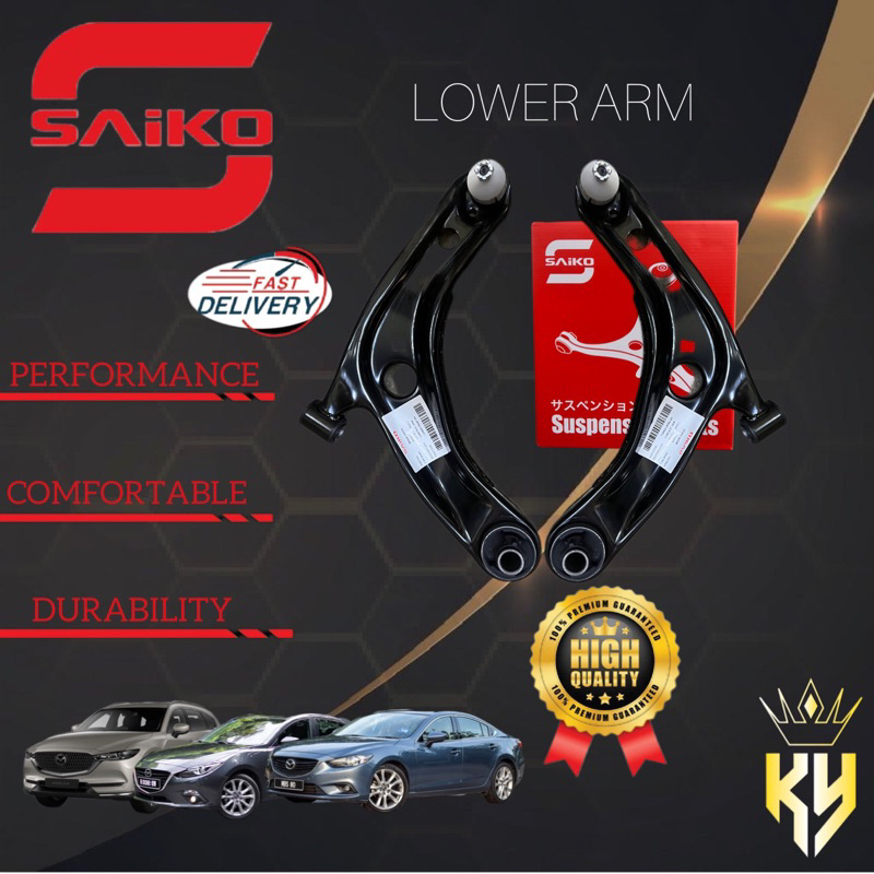 SAIKO FRONT LOWER ARM MAZDA CX5 2012 - 2017, MAZDA 3 BM, BN 2014 - 2018 ...