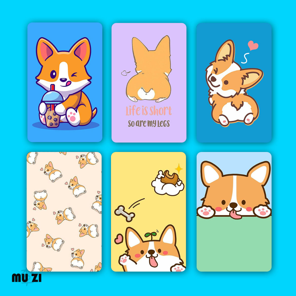 Corgi TnG Card STICKER NFC STICKER Waterproof Thick Hard Material Corgi ...