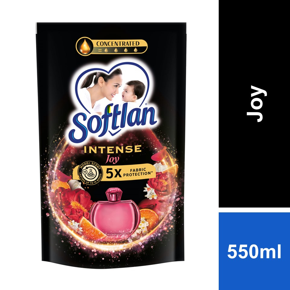 Softlan Intense Perfume Joy Refill Concentrate Pouch 550ml | Shopee ...