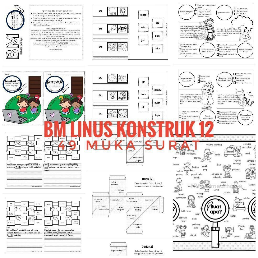 [PRINTABE PDF] Nota Interaktif Linus BM Konstruk 12 (Membaca dan ...