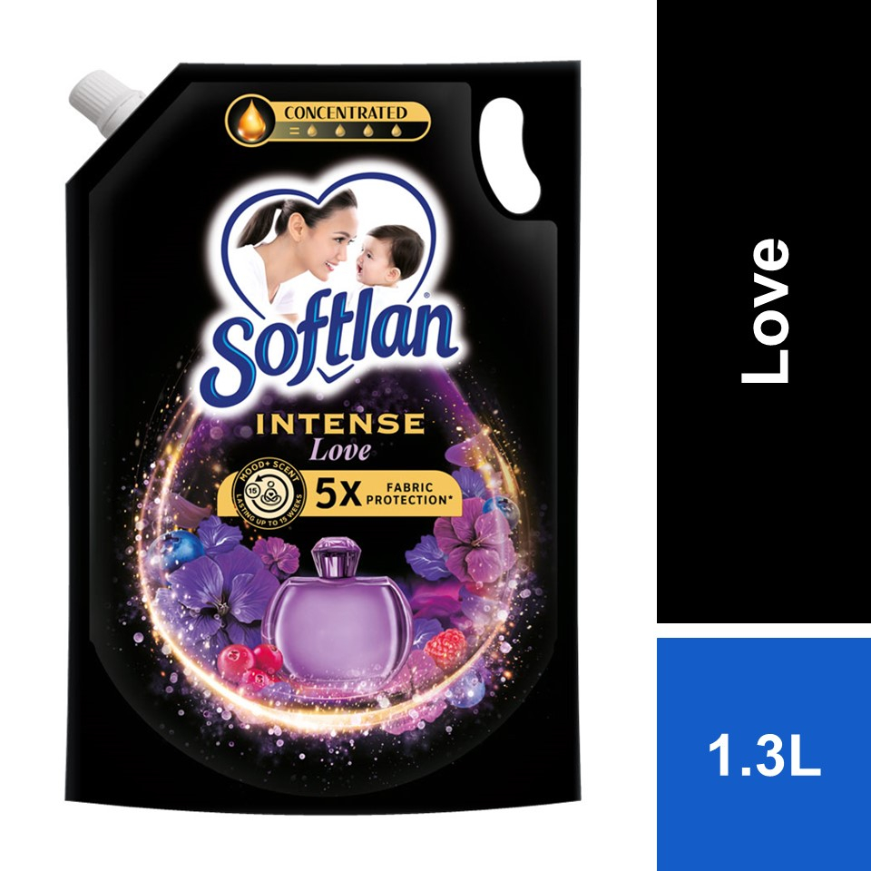 Softlan Intense Perfume Love Refill 1.3L | Shopee Malaysia
