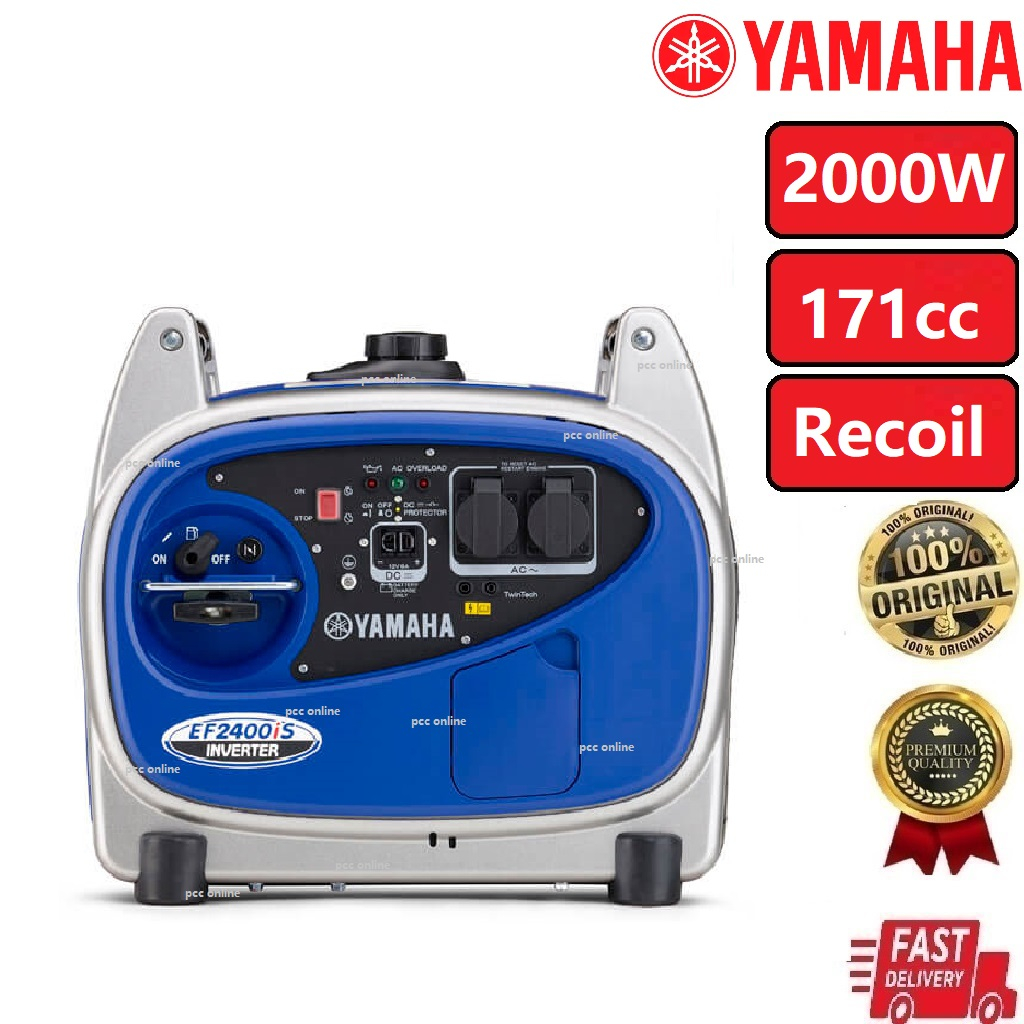 Yamaha EF2400IS SOUNDPROOF INVERTER 2KVA GENERATOR 2000W | Shopee Malaysia