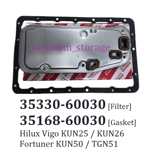 Toyota Auto Filter Valve Body Oil Strainer Gasket 35330-60030 35168 ...