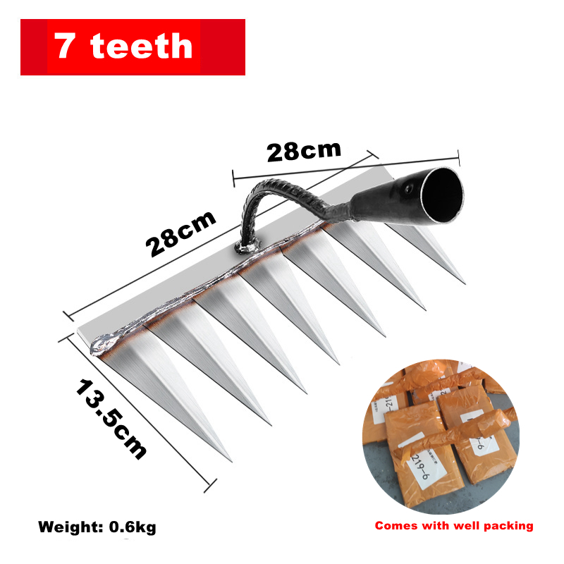 Bubble Wrap Weeding Hoe Rake Nail rake Farm Tool Garden Weeding ...