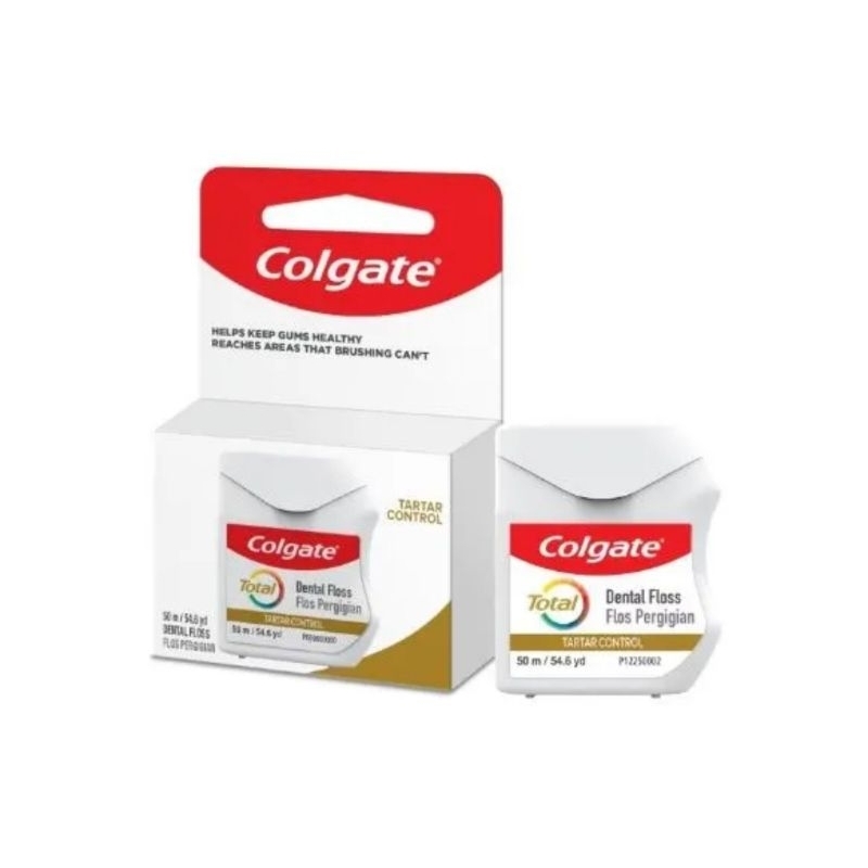 Colgate Dental Floss Total with Tartar Control 50m Dental Floss 50m ...