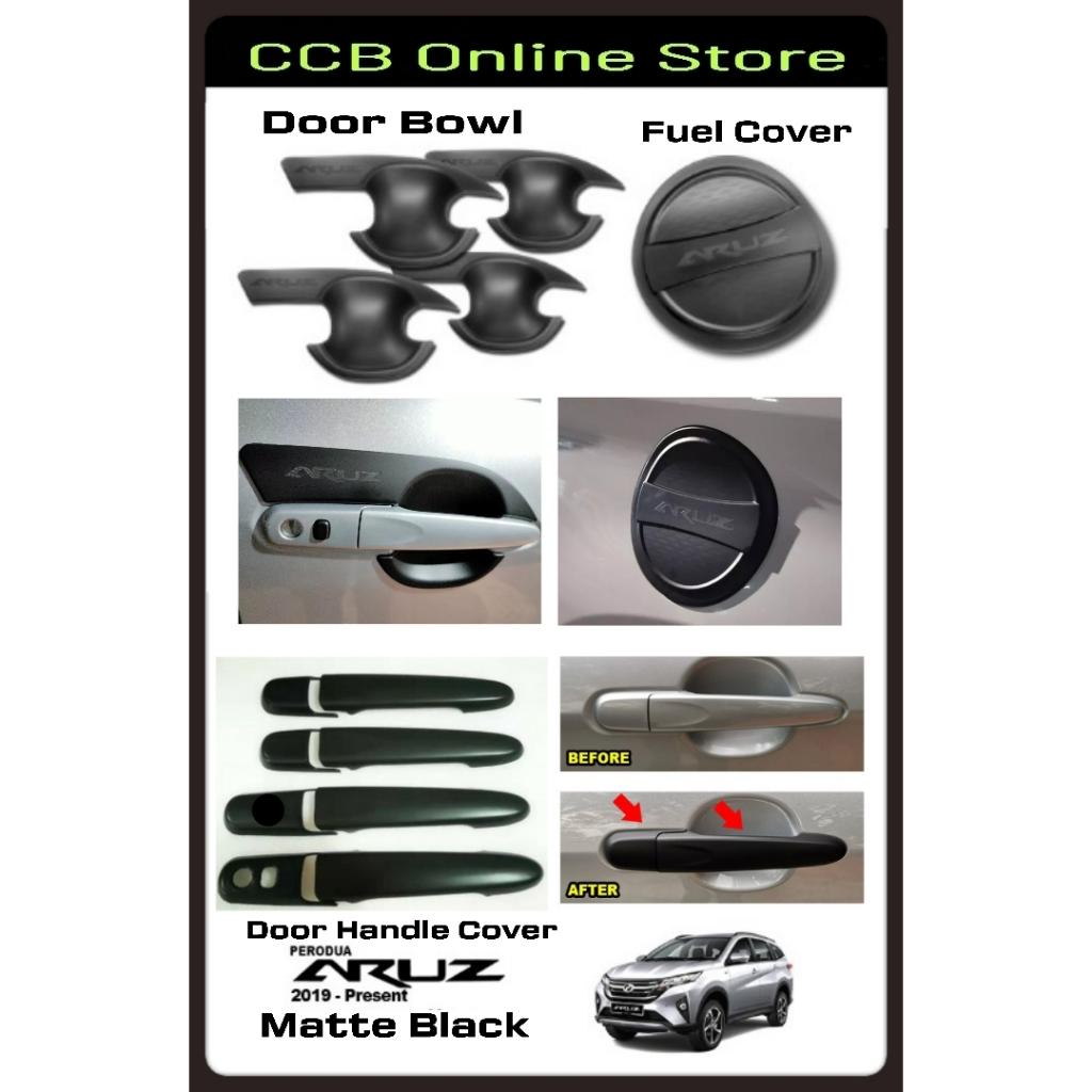 Perodua Aruz Door Handle Cover / Door Handle Inner Bowl Cover / Fuel ...