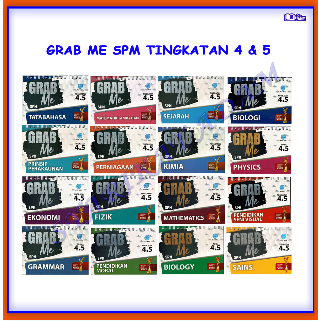 [ADM] BUKU RUJUKAN : GRAB ME SPM TINGKATAN 4 & 5 | Shopee Malaysia
