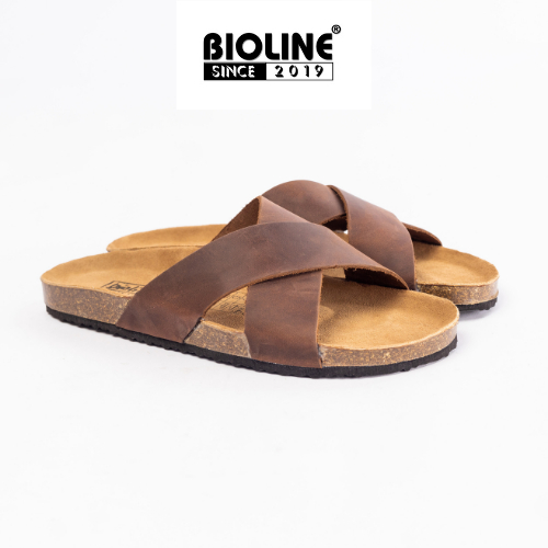 CODE 03 - Rice husk Leather Sandals | Shopee Malaysia