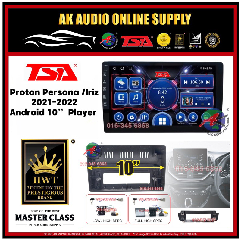 [ MTK 2+32GB ] TSA Proton Persona / Iriz 2021 - 2022 Android 10'' inch ...