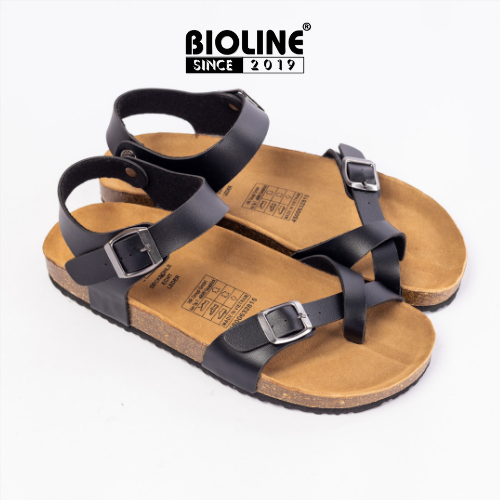Pu14- High-Quality PU Leather Cross Straps BIRKEN Rice Husk Sole ...