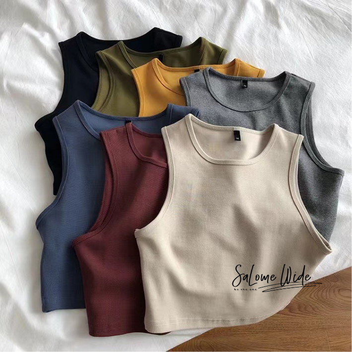 [Ready Stock] 1087 INS Korean Women Crop Top M/L/XL/2XL Soft Thin ...