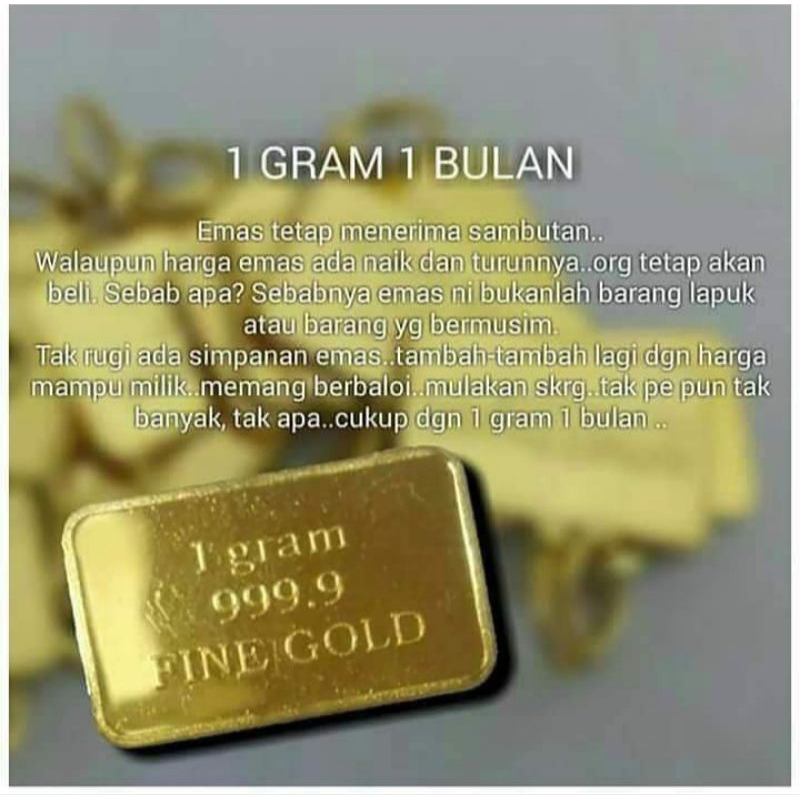 Midrace READY STOCK GOLD BAR 1GRAM 999 FEDMAS LIMINATE MAA PRECIOUS ...