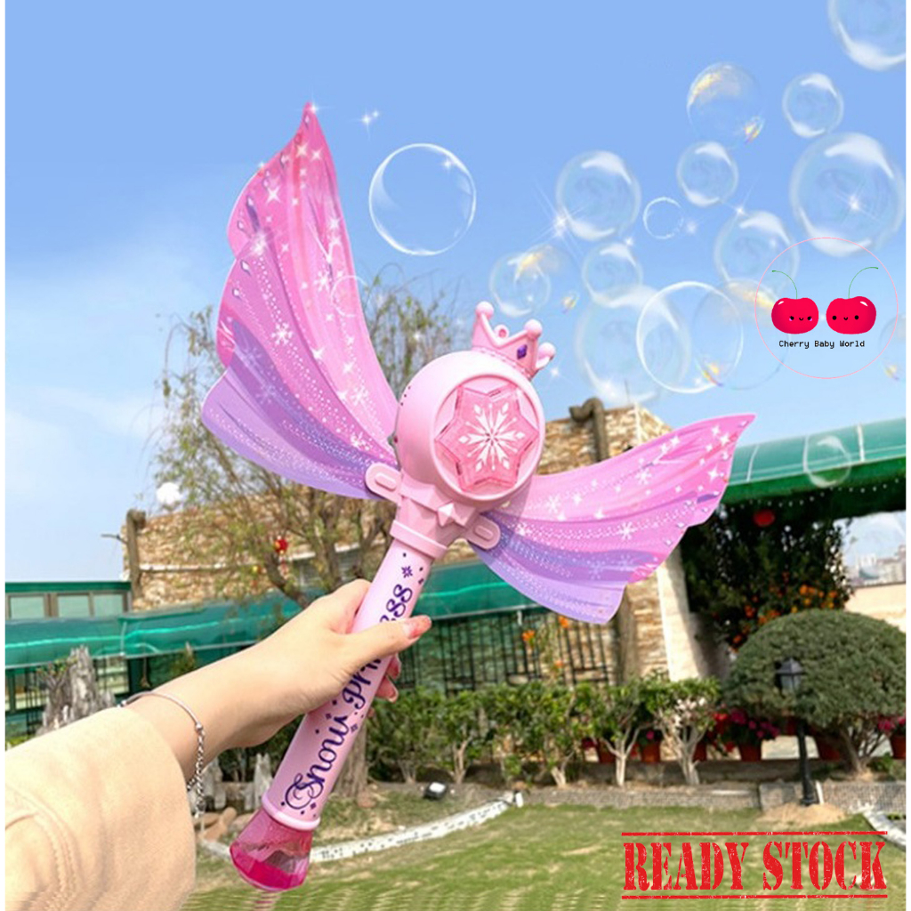 Frozen Bubble Gun Bubble Wand Automatic with Light and Music Let It Go ...
