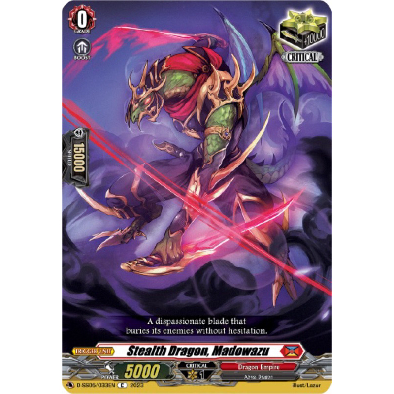 [EN] D-SS05/033EN Stealth Dragon, Madowazu Dragon Empire C (English ...