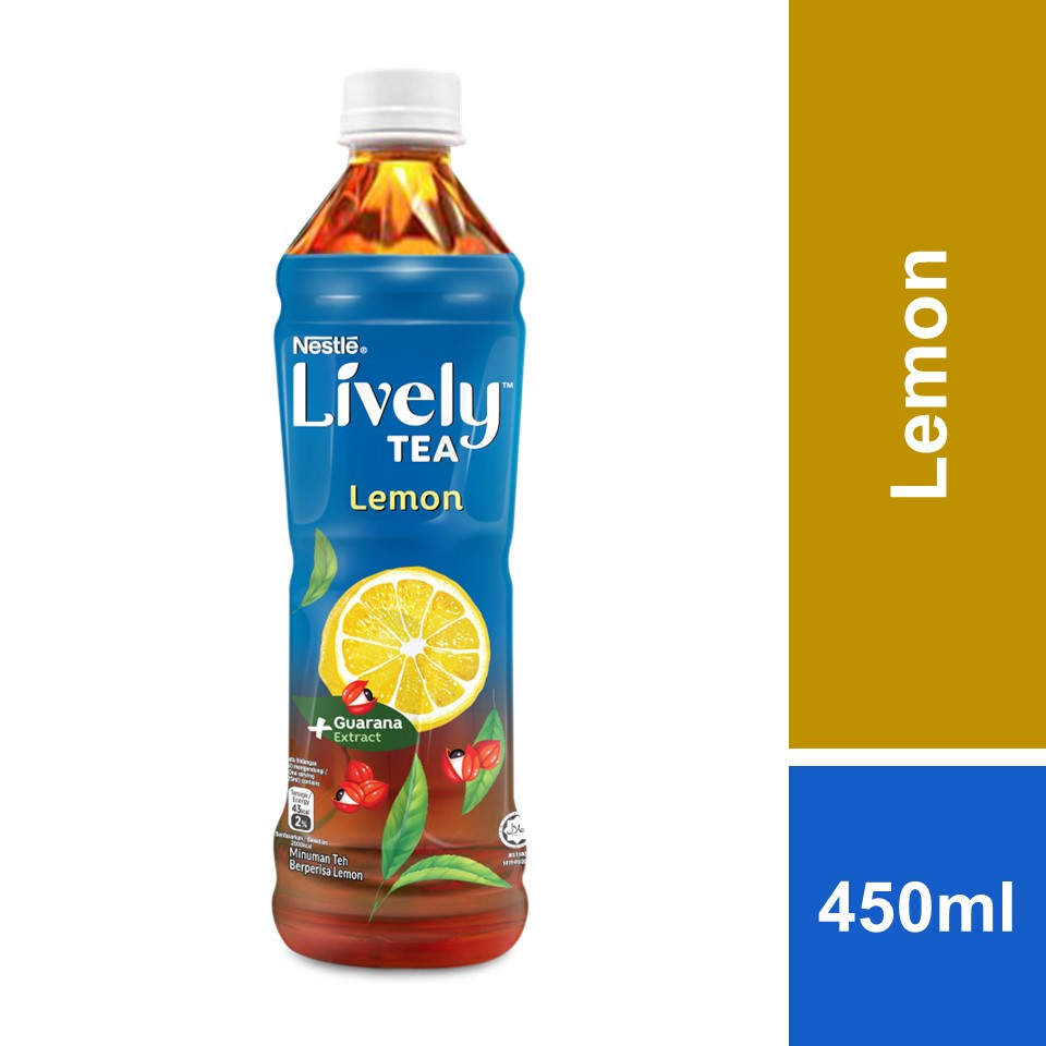 Lively Lemon Guarana Tea 450ml | Shopee Malaysia