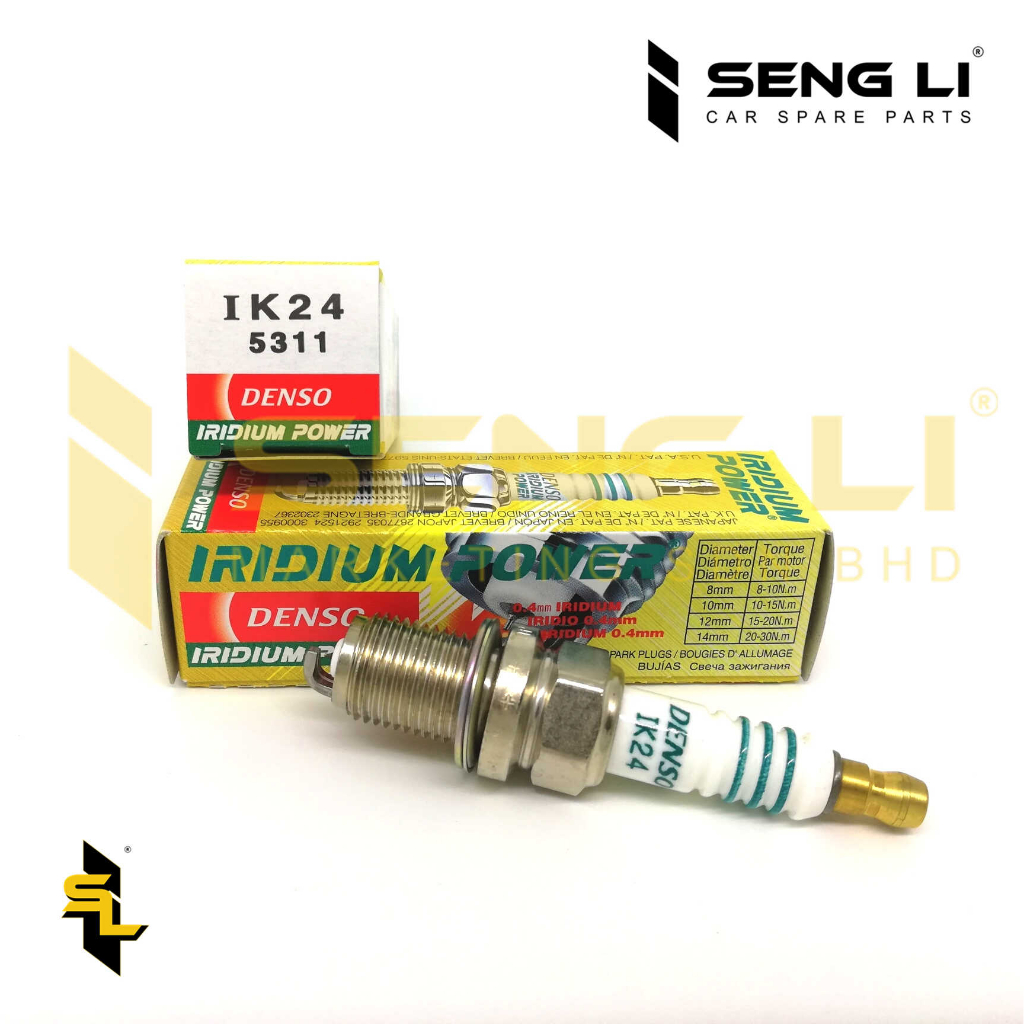 IK24-DENSO IRIDIUM POWER SPARK PLUG IK24 #5311(4 PCS)-TOYOTA ALPHARD 2.4/ ESTIMA 2.4 /ACR30 ...