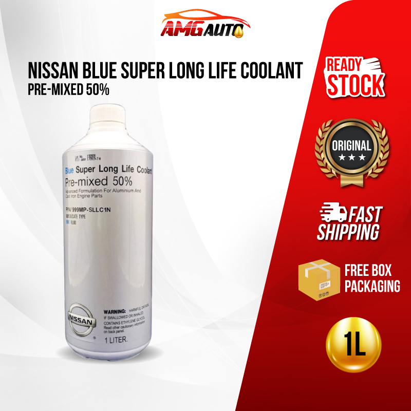 NISSAN Blue Super Long Life Coolant Pre-mixed 50% Car Coolant | Shopee ...