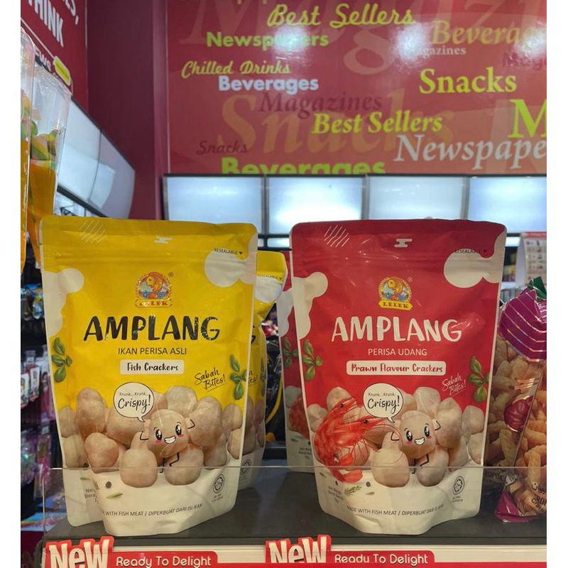 [Buy 5 Free 1] Amplang Sabah Fish / Prawn Keropok 70g | Shopee Malaysia