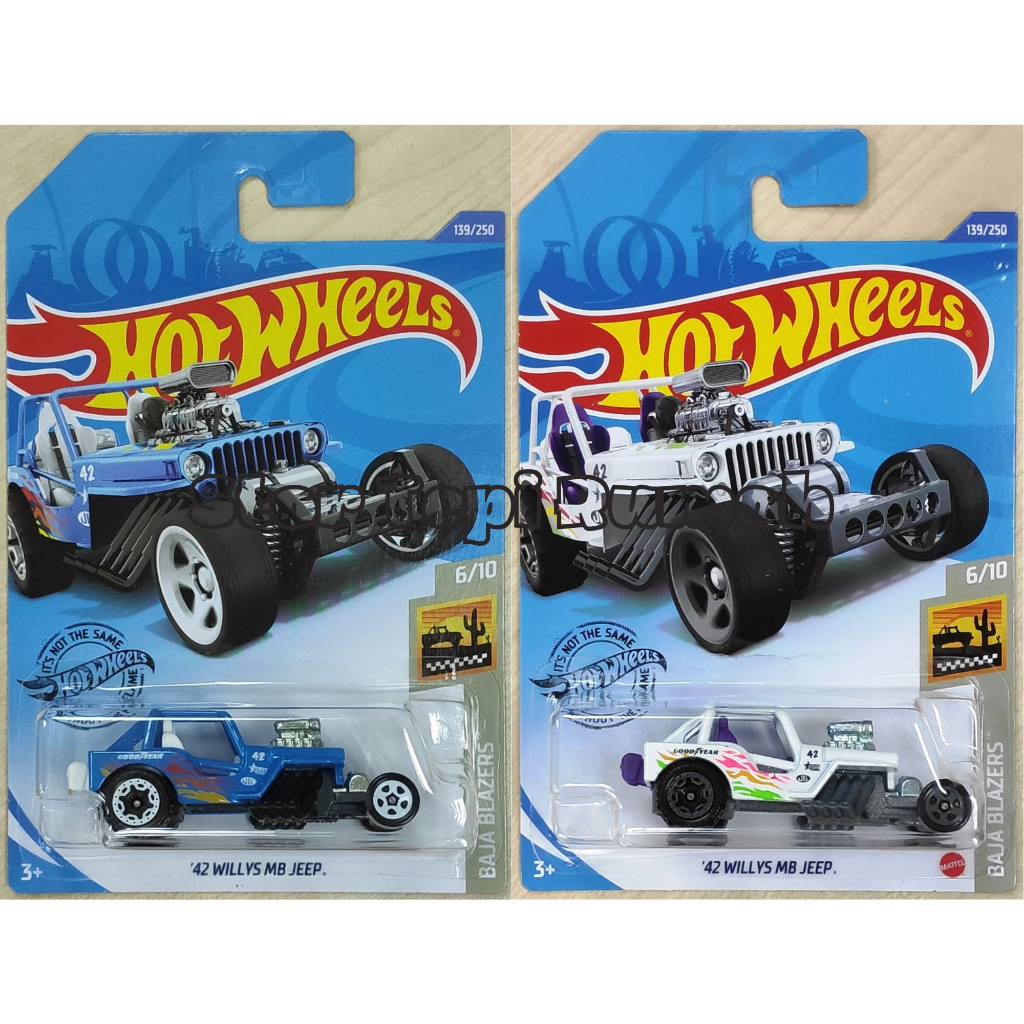 Hot Wheels 42 Willys MB Jeep [1942 Baja Blazers] | Shopee Malaysia