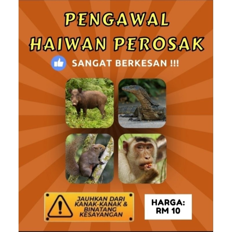UBAT PENGHAPUS PEROSAK TANAMAN*BABI, BIAWAK, KERA, TUPAI | Shopee Malaysia