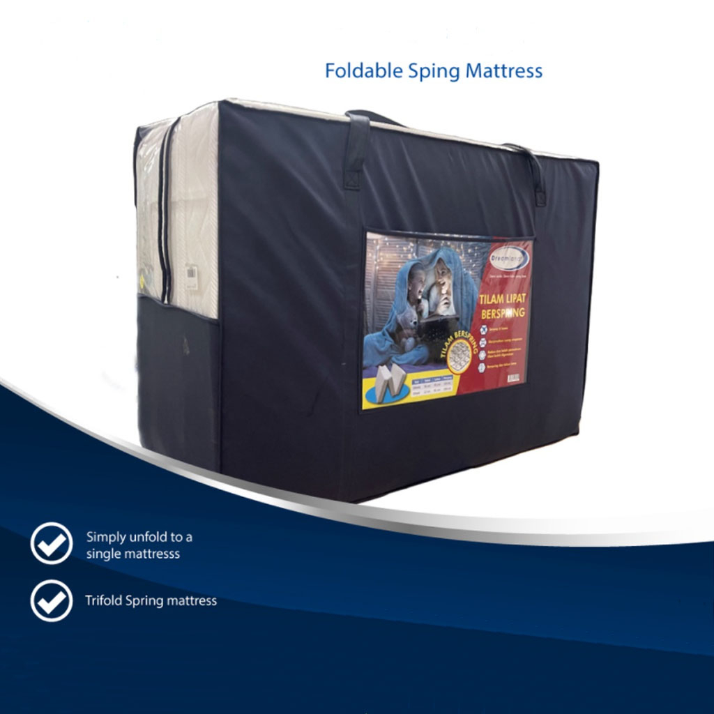 Dreamland Foldable Foam Mattrress / Single Foldable Mattress / Anti ...