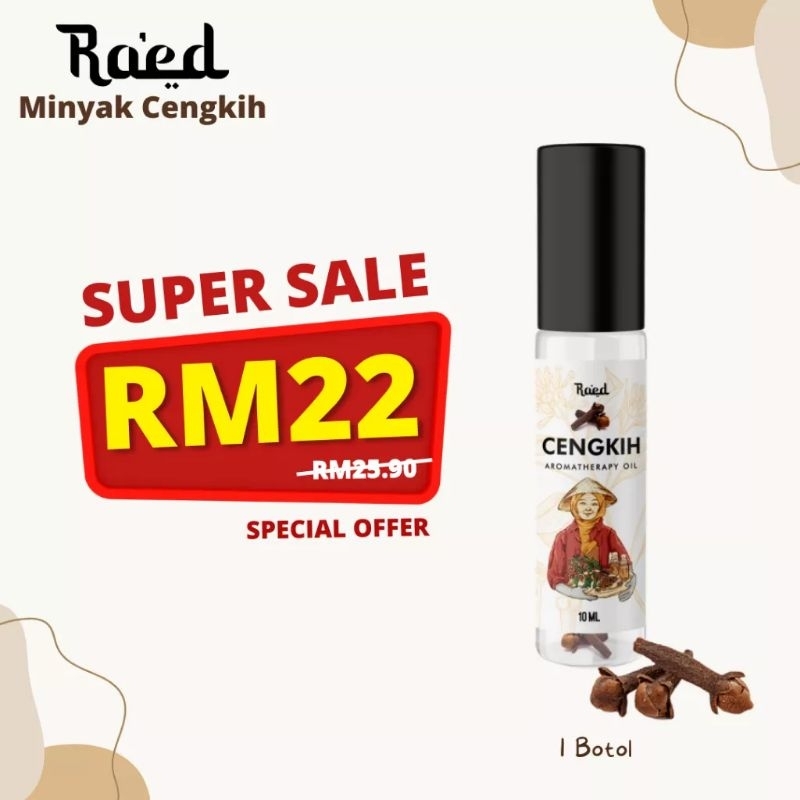 RAED CENGKIH Aromatherapy oil (10ml) | Shopee Malaysia