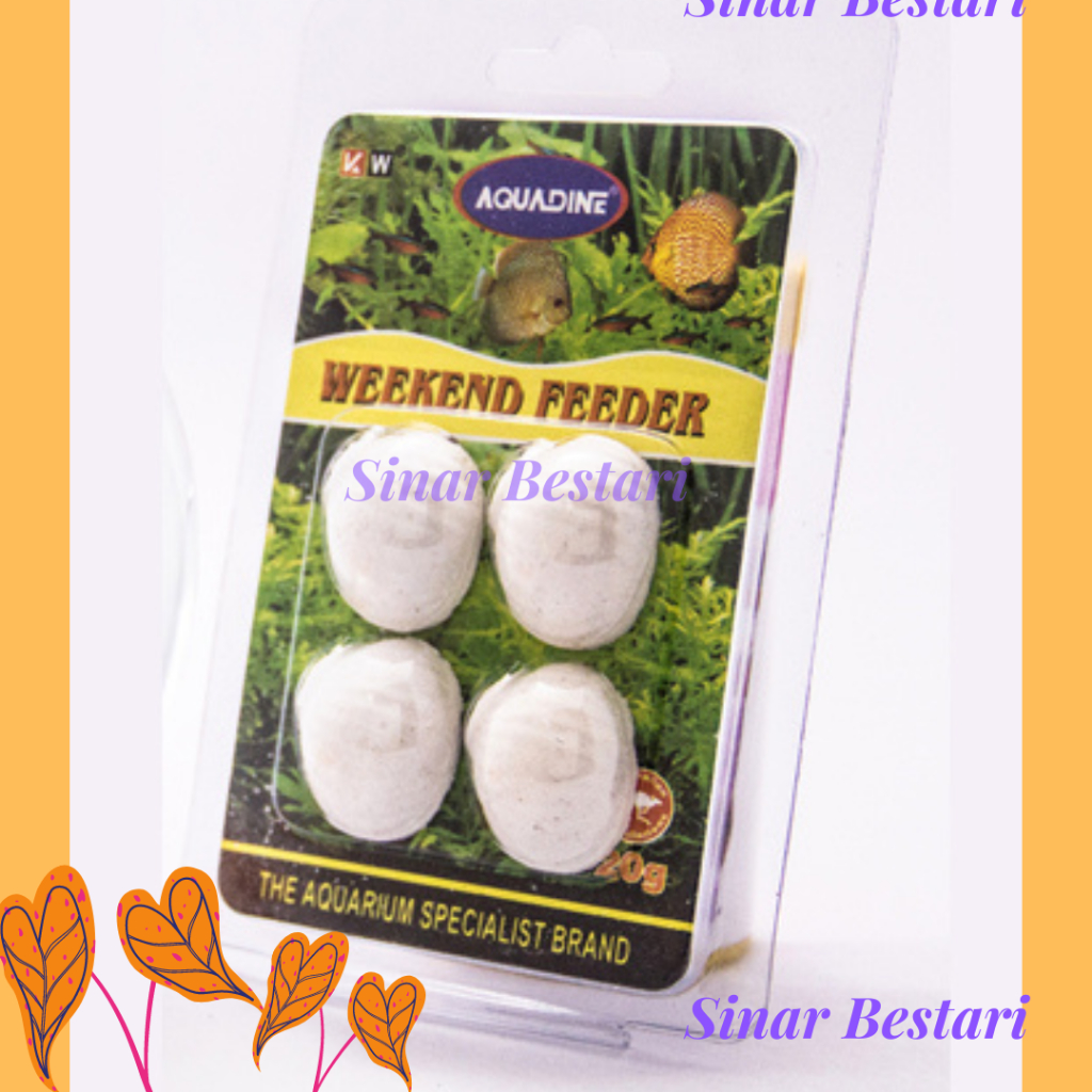 Aquadine Food Block Fish Weekend Holiday Palet Pallet Pelet Pelet ...