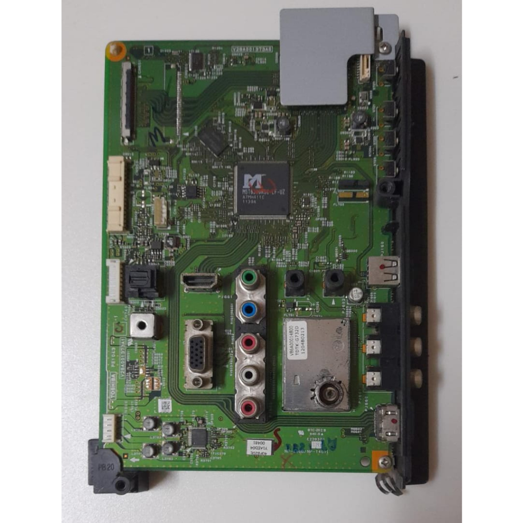 (B265) Toshiba 40PB20E Mainboard, Tcon, Tcon Ribbon, LVDS, Cable, IR ...