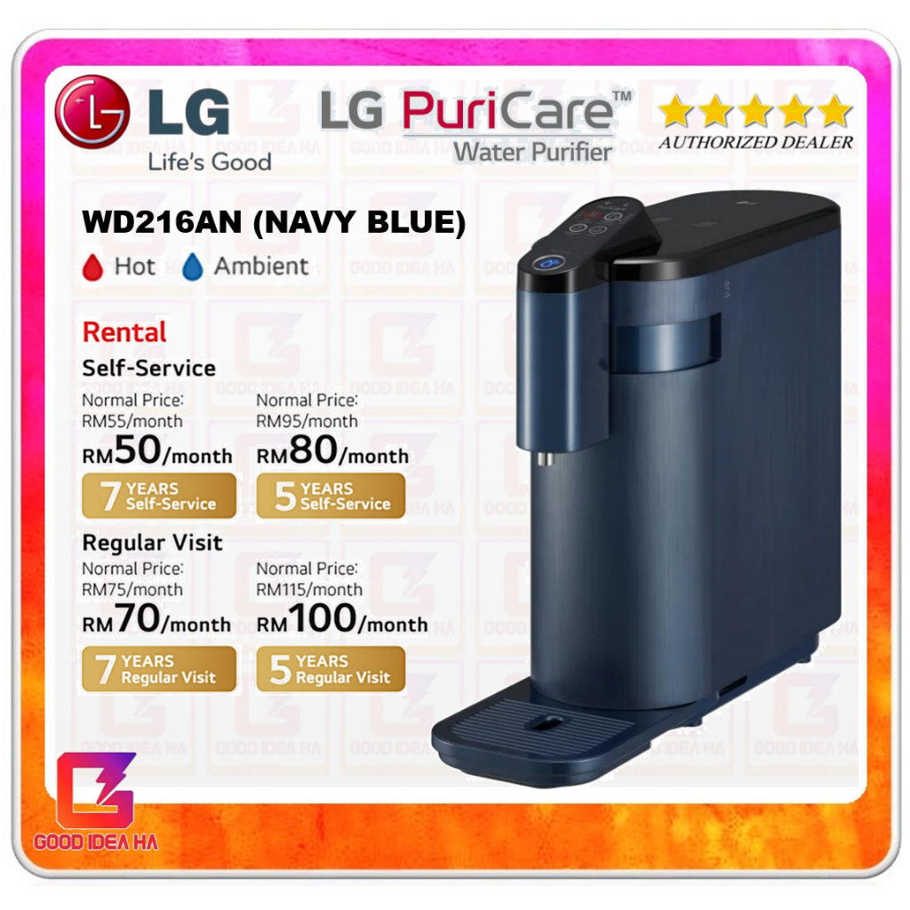 【RENTAL WD216AN】 LG PuriCare™ Tankless Water Purifier with 4-Stage ...