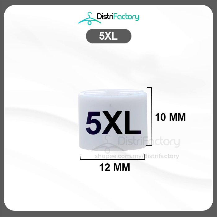 10 Pcs WHITE Clothes Hanger Size Marker Color Coding Garment Size ...