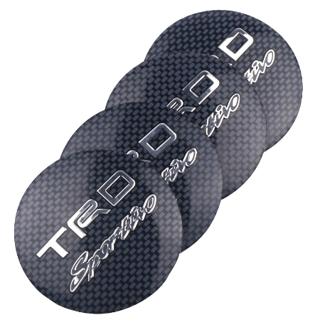 TRD Racing Sports Carbon Sportivo 56mm Car Styling Tires Wheel Center ...