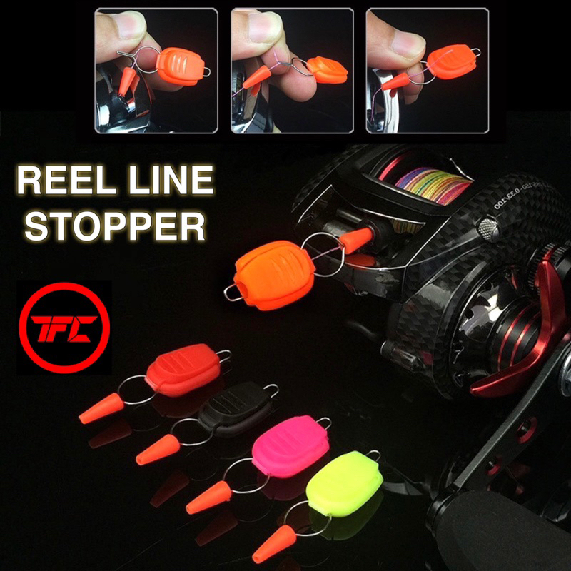 TFC Fishing Baitcast Reel Line Stopper Holder Line Guide Protector ...
