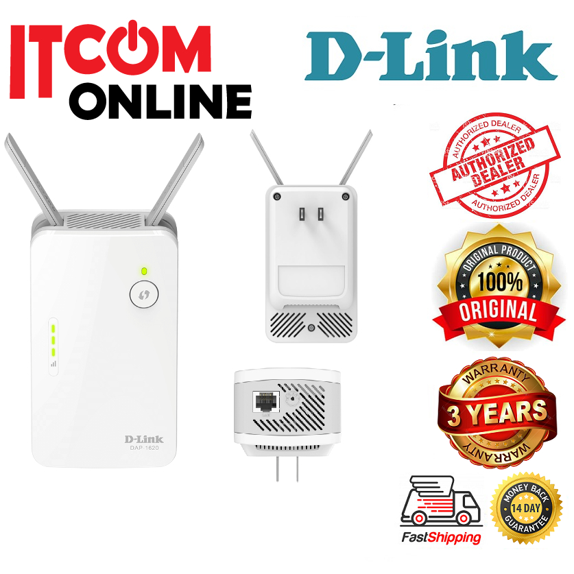 D-LINK WIFI DUALBAND AC1300 GIGABIT RANGE EXTENDER WITH ANTENNA (DAP ...