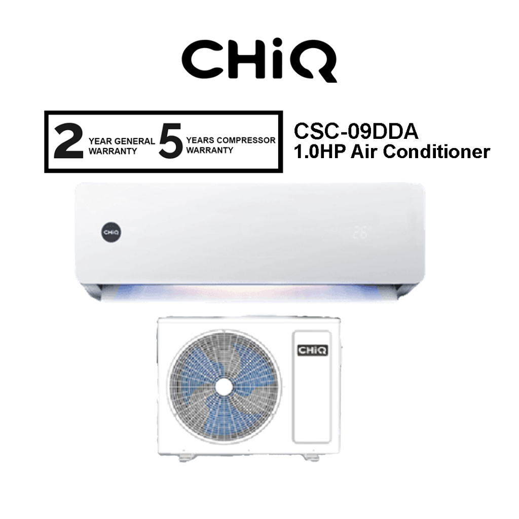 (SEDA) Midea 1.0HP R32 MSMF-10CRN8 Non Inverter Air Conditioner / Chiq ...